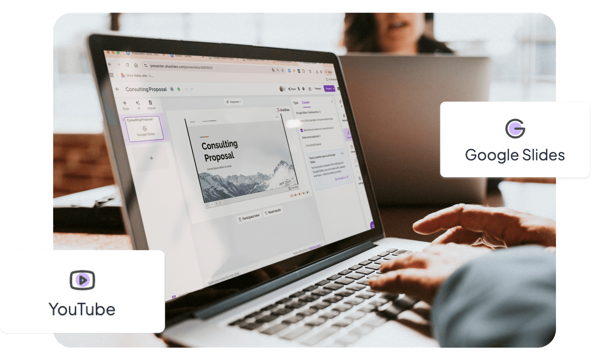 AhaSlides integration for PowerPoint, Google Slides and ChatGPT