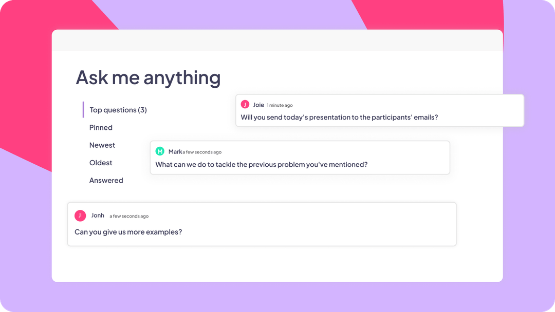 Live Q&A: Ask Anonymous Questions for Skyrocket Engagement