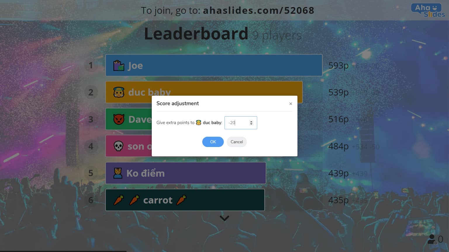 Tutorial: Awarding and Deducting Quiz Scores | AhaSlides