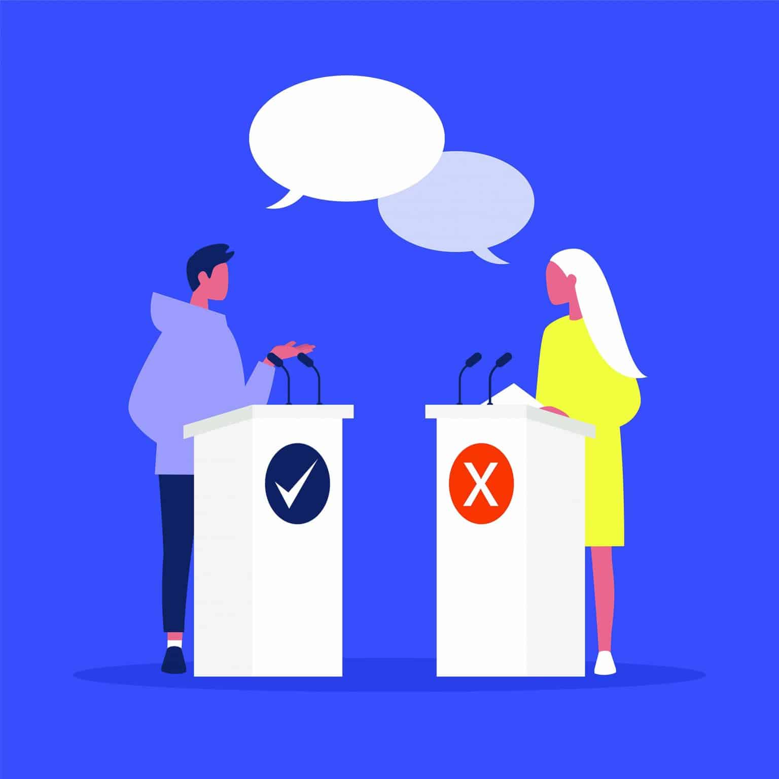 Comment débattre pour les débutants – 7 étapes et 10 conseils – AhaSlides