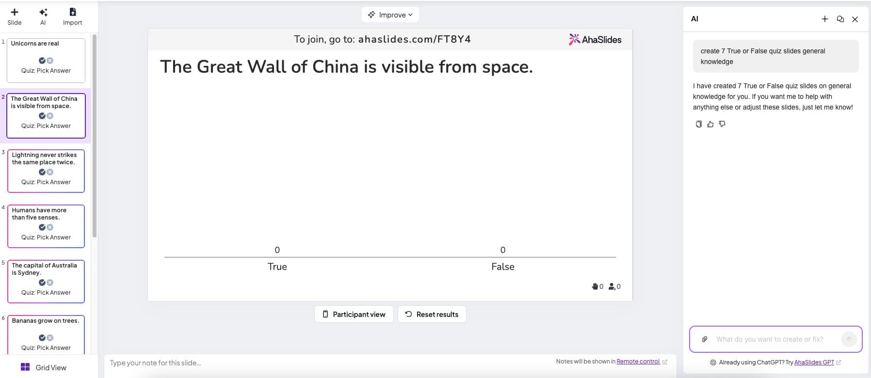 40 Good True or False Quiz Questions for Your Trivia Time - AhaSlides