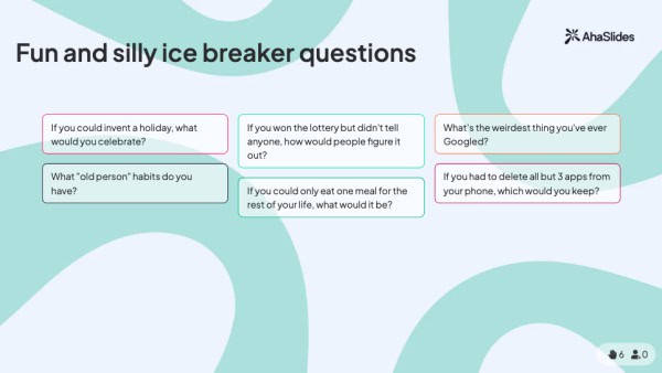 170 Ice Breaker Questions for Work to Boost Team Morales (+Free ...