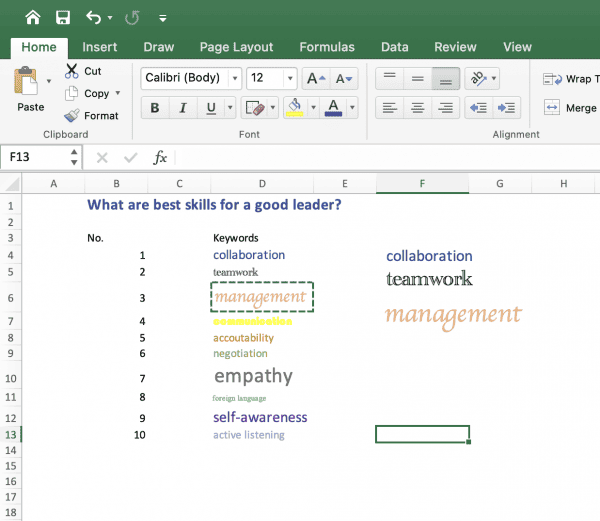Creating Word Cloud Excel 2025 Ultimate Guide Ahaslides