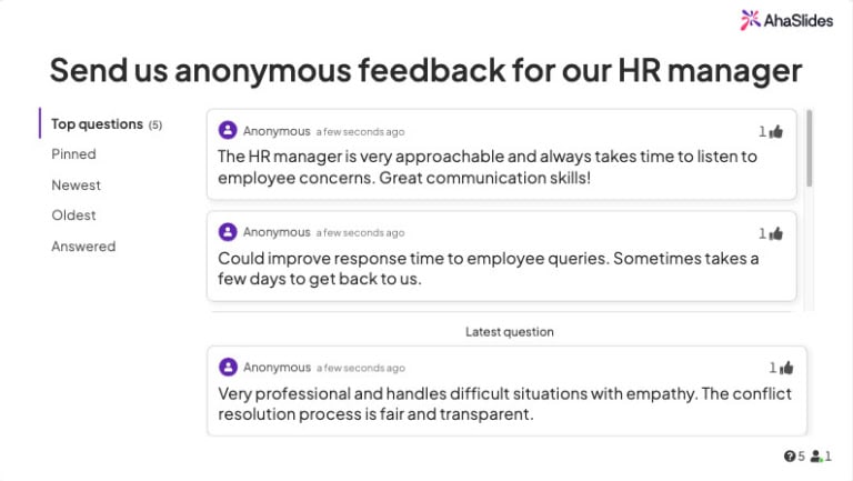20+ Best Examples Of Feedback For Colleagues - AhaSlides
