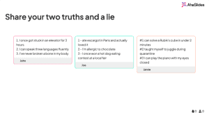 Two Truths and a Lie: 50+ Ideas + Complete Game Rules to Break the Ice Fast - AhaSlides
