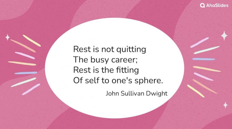 42 Inspiring Rest Day Quotes to Restore Your Mind - AhaSlides