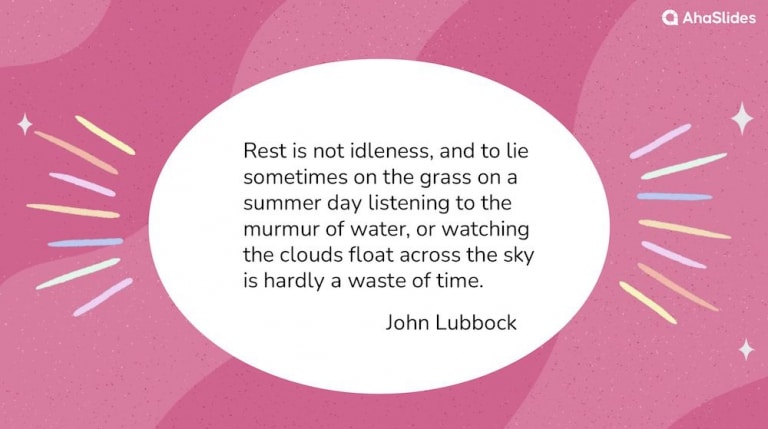 42 Inspiring Rest Day Quotes to Restore Your Mind - AhaSlides