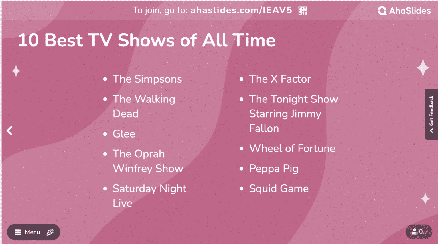 Los 22 mejores programas de televisión de todos los tiempos | Actualizaciones de 2025 - AhaSlides