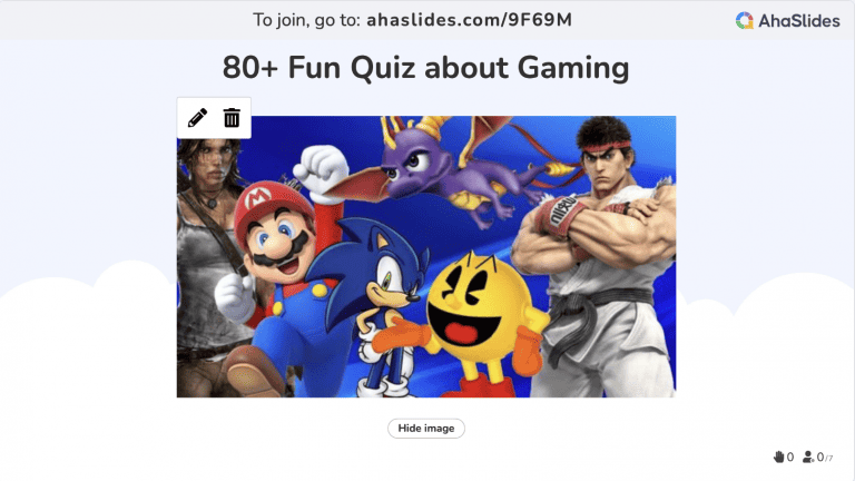Quiz populaire sur les jeux : plus de 86 questions et réponses - AhaSlides