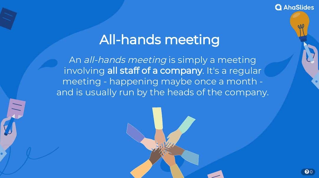 The Ultimate All-Hands Meeting Guide: Agenda + Free Template! - AhaSlides