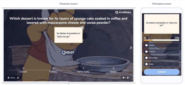 Devinez le quiz alimentaire | 30 plats délicieux à identifier ! - AhaSlides