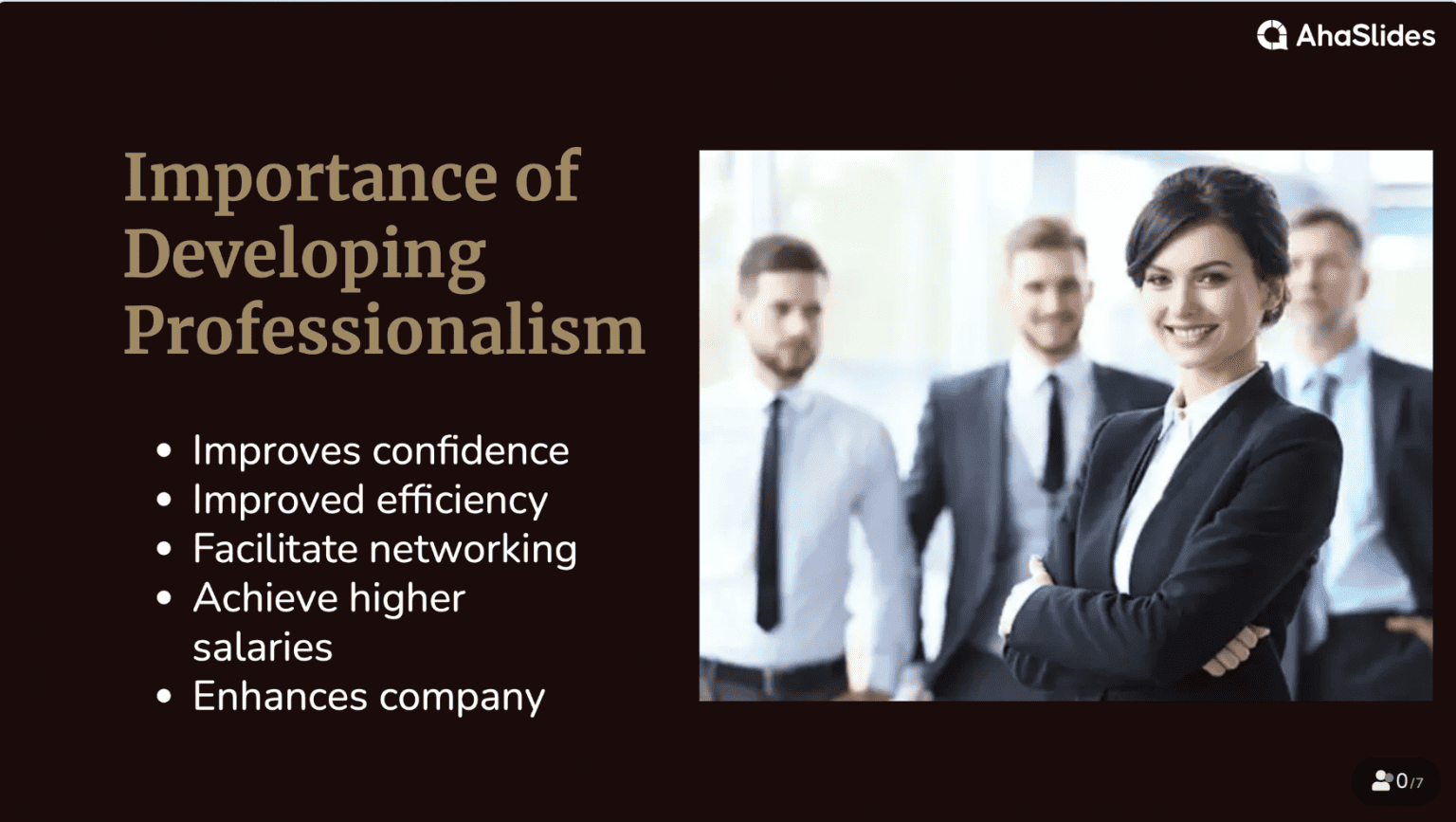 Professzionalizmus fejlesztése a munkahelyen 10 legjobb technikával | 2025 Reveals – AhaSlides