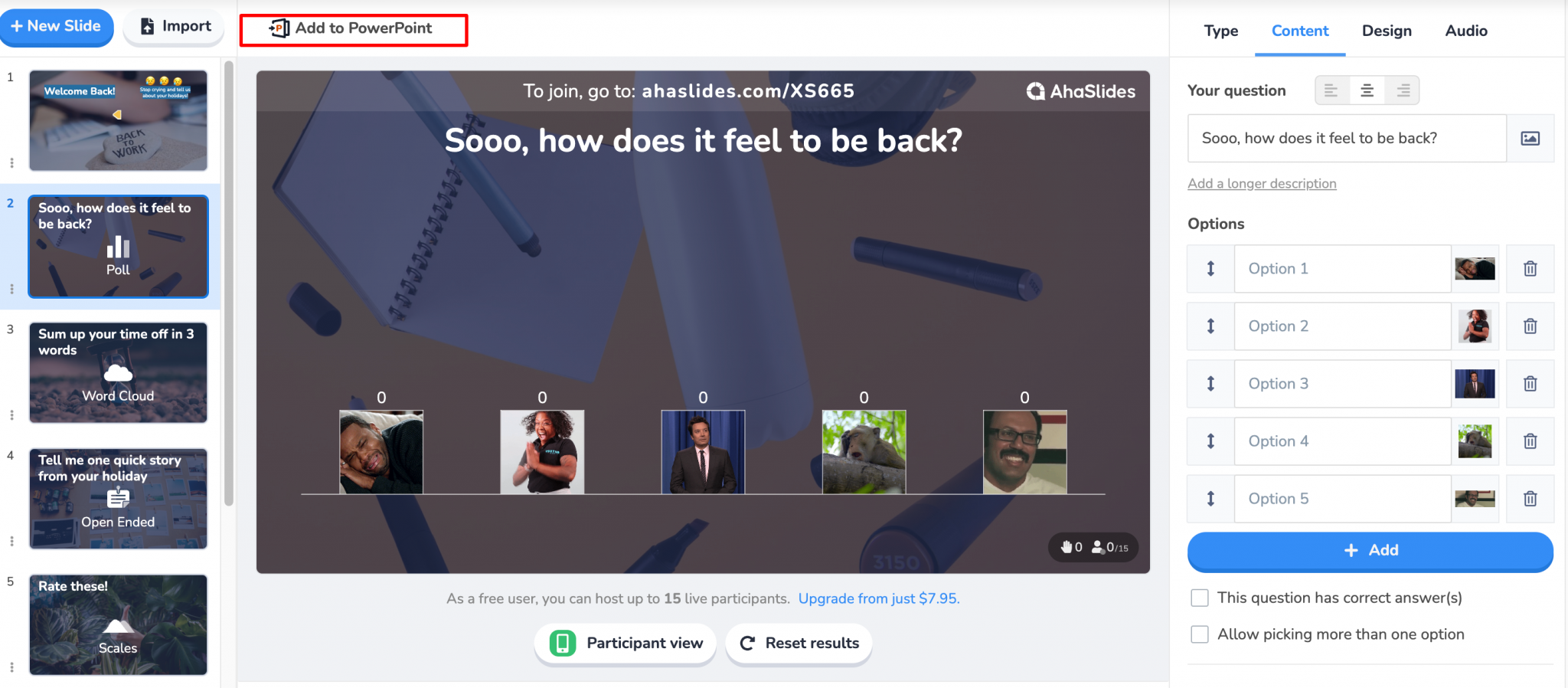 Extension For PowerPoint | How to Set Up with AhaSlides in 2024 - AhaSlides