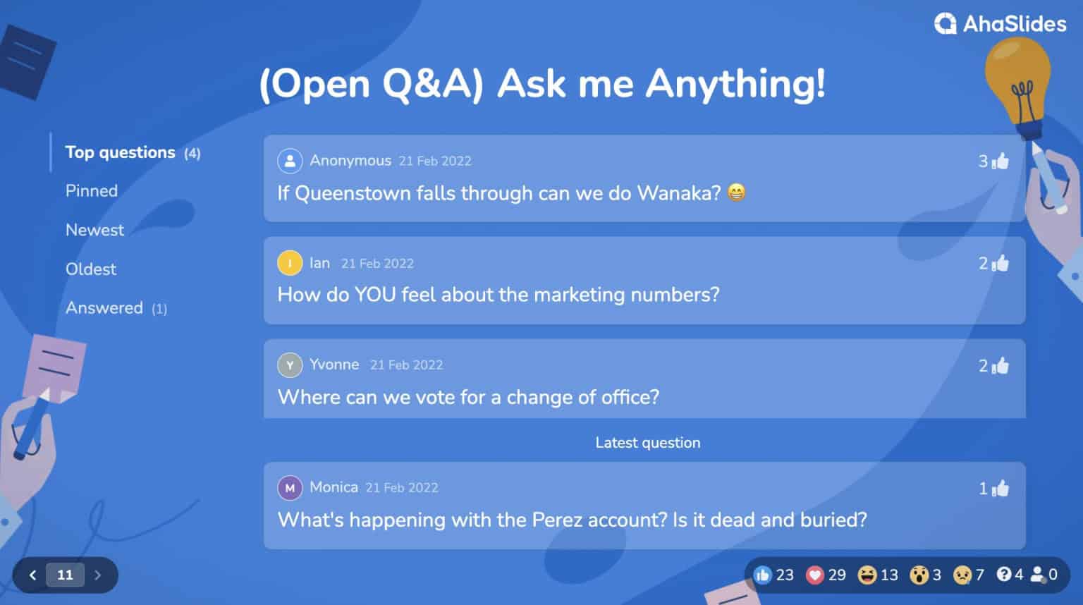 Live Q&A: Ask Anonymous Questions for Skyrocket Engagement