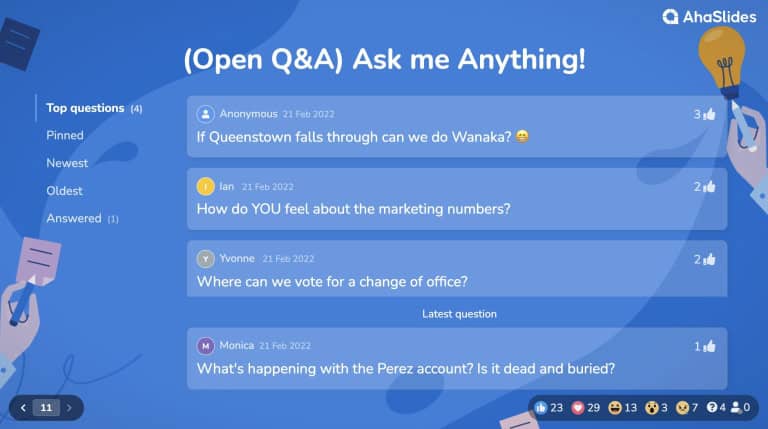Live Q&A: Ask Anonymous Questions for Skyrocket Engagement