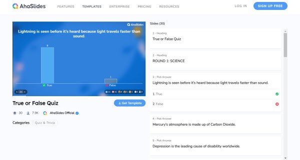 Interactive Quiz on PowerPoint in 30 Secs (Free Templates)