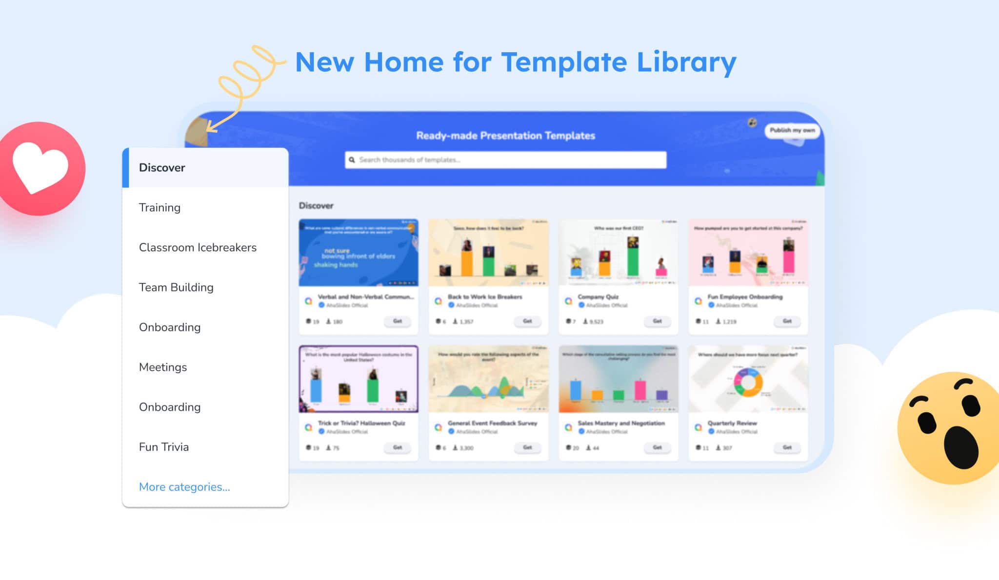 Say Hello to New Template Library and Recovery Feature - The Trash! - AhaSlides