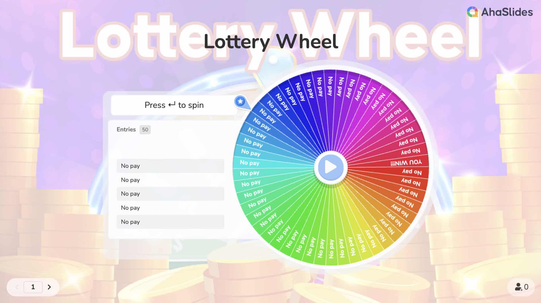 AhaSlides Spinner Wheel | #1 Randomized Wheel Spinner - AhaSlides