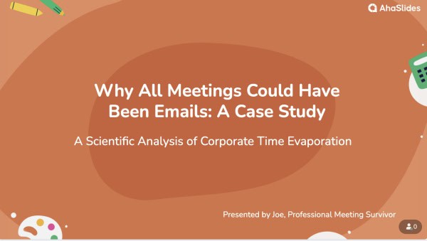 20 Unique and Funny PowerPoint Topics for Your PowerPoint Nights ...