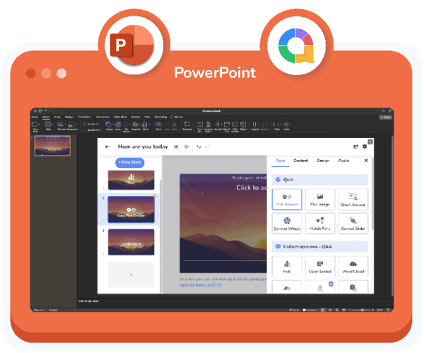 PowerPoint integration for interactive PowerPoint presentation PowerPoint integration for interactive PowerPoint presentation