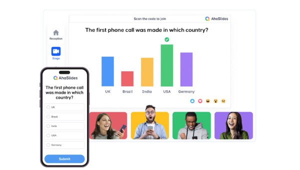 Google Slides integration for interactive presentations