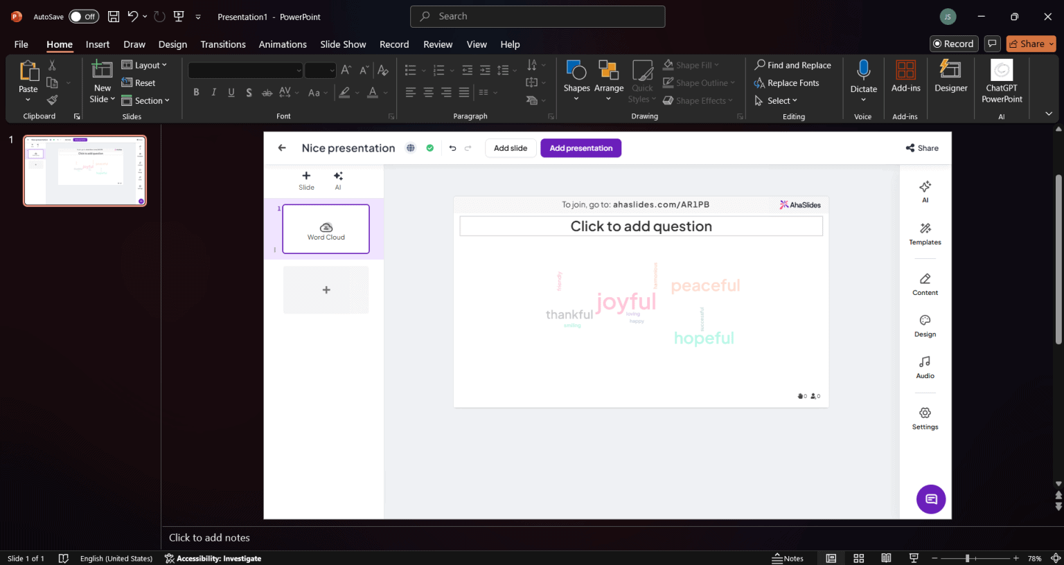 How to Make a PowerPoint Word Cloud, the Easiest Way in 2025 - AhaSlides