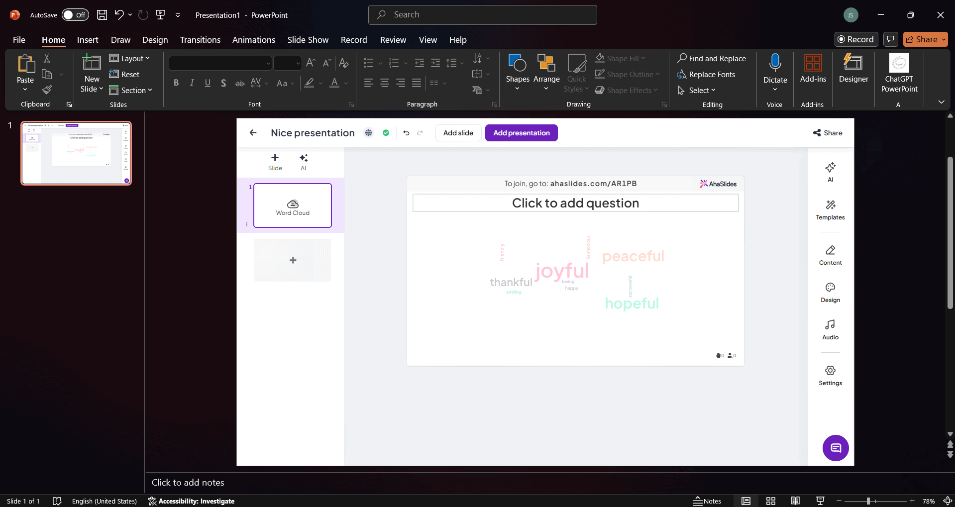 How to Make a PowerPoint Word Cloud, the Easiest Way in 2025 - AhaSlides