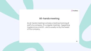 The Ultimate All-Hands Meeting Guide: Agenda + Free Template! - AhaSlides